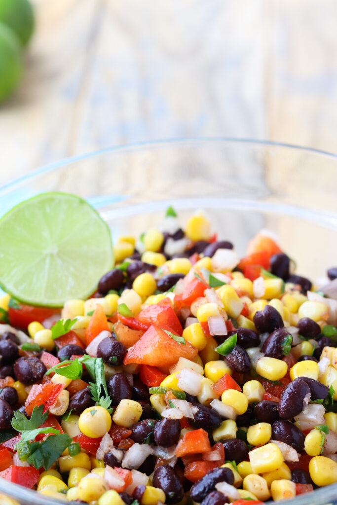 Southwest Black Bean and Corn Salsa - My Texas Kitchen