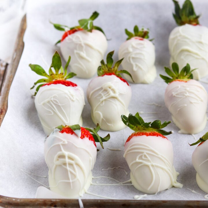 How to Make White Chocolate Covered Strawberries - My Texas Kitchen