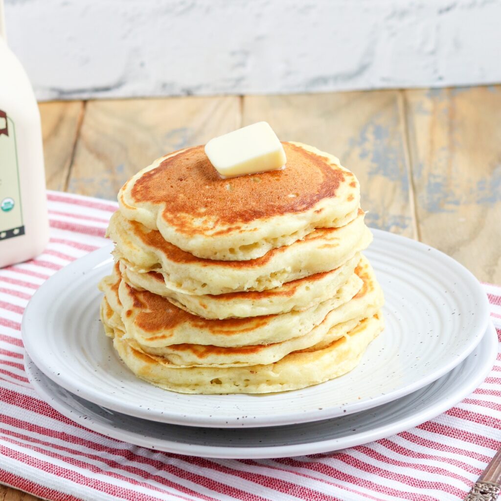 Fluffy Southern Buttermilk Pancakes - My Texas Kitchen