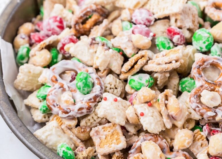 Christmas White Trash Snack Mix (Easy Recipe) - My Texas Kitchen