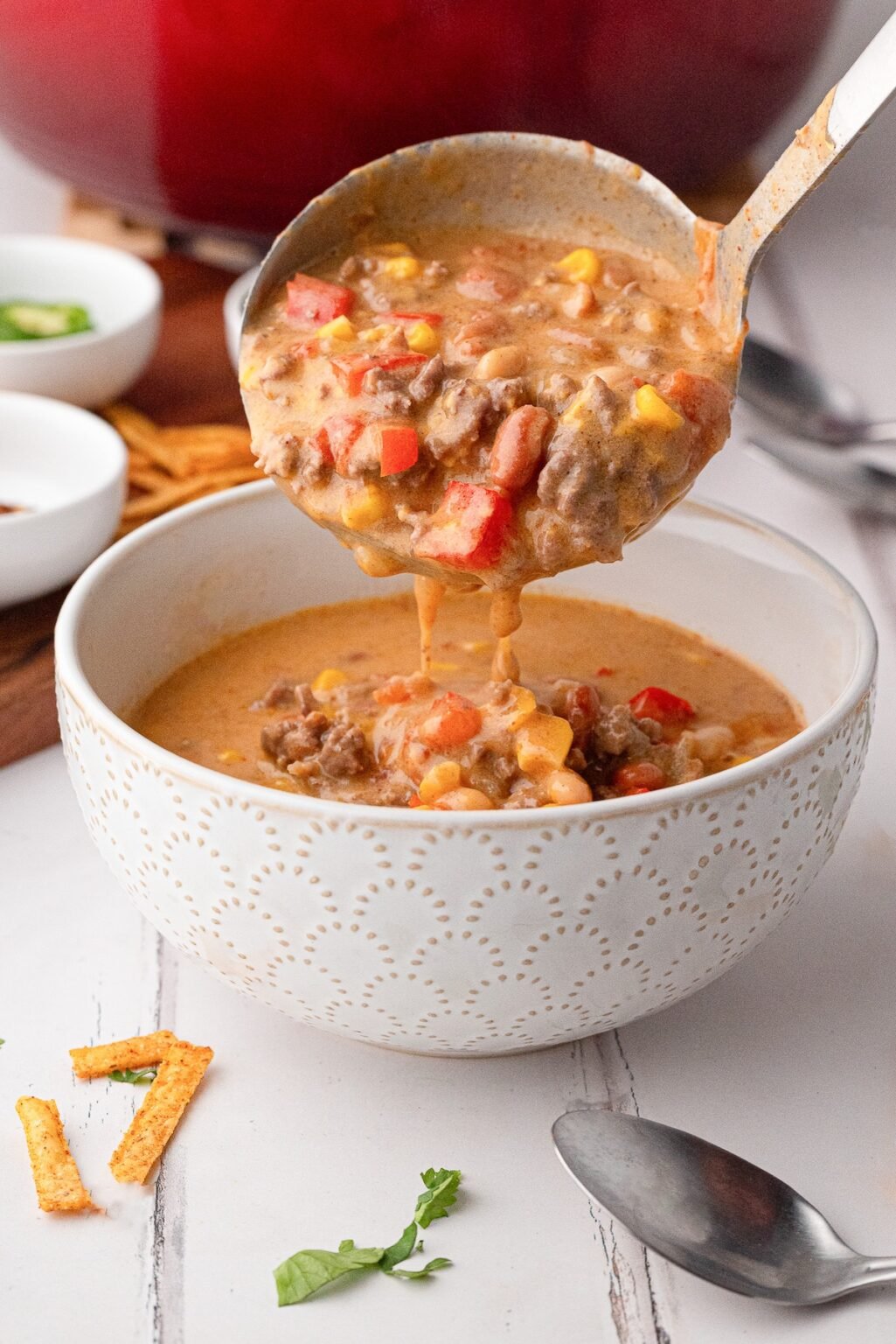 Cheesy Taco Soup - My Texas Kitchen