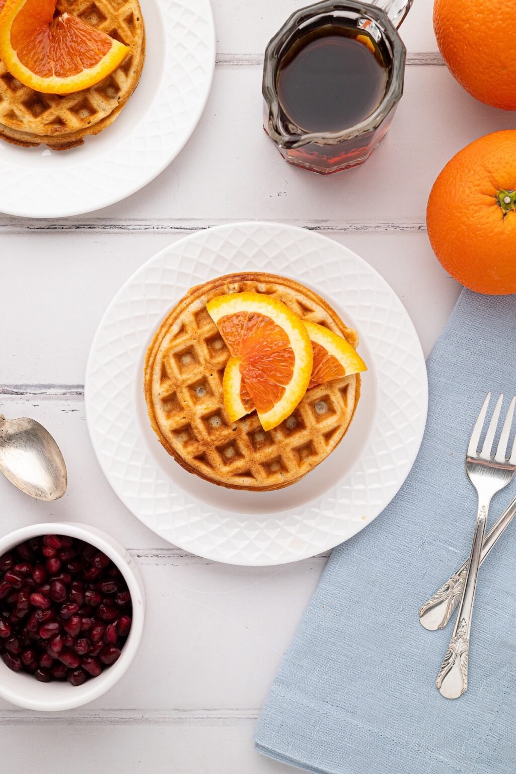 Orange Waffles - My Texas Kitchen