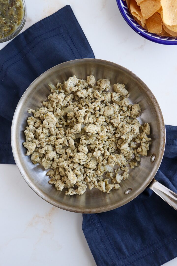 Salsa Verde Turkey Taco Meat - My Texas Kitchen