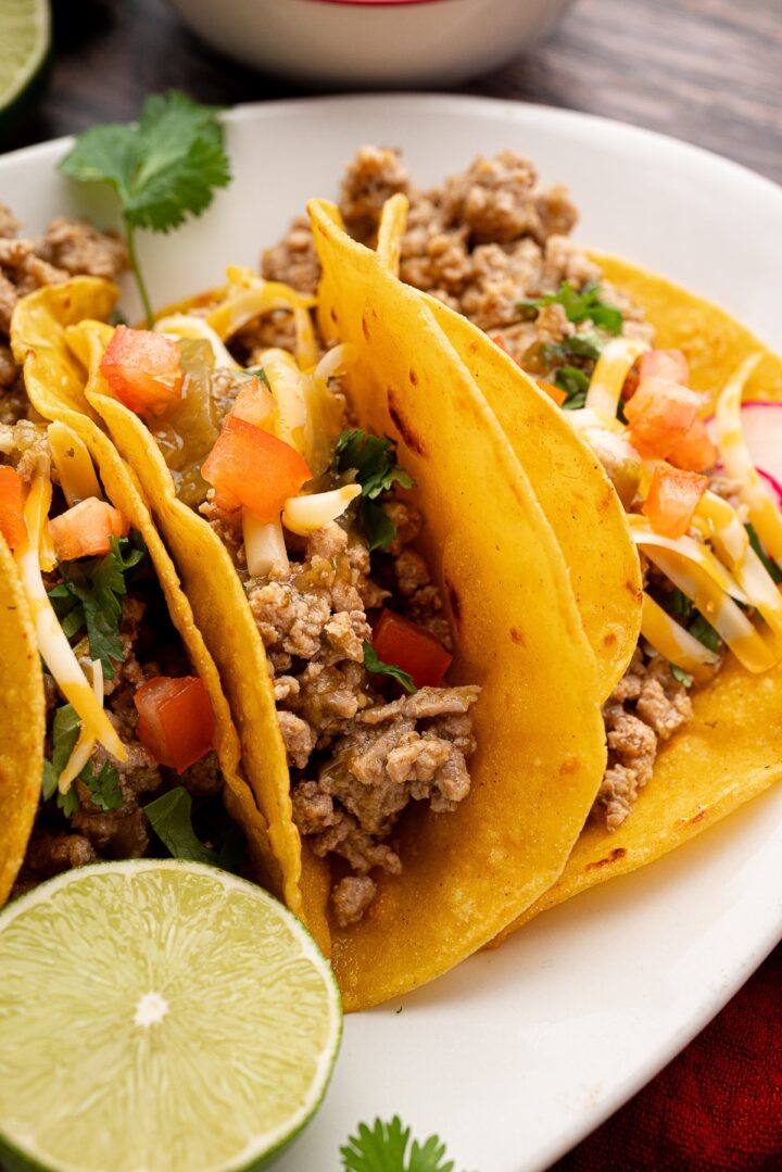 Salsa Verde Turkey Taco Meat - My Texas Kitchen