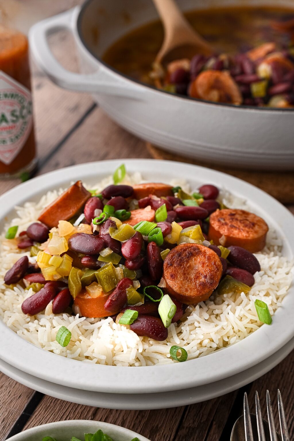 Easy Skillet Red Beans and Rice - My Texas Kitchen